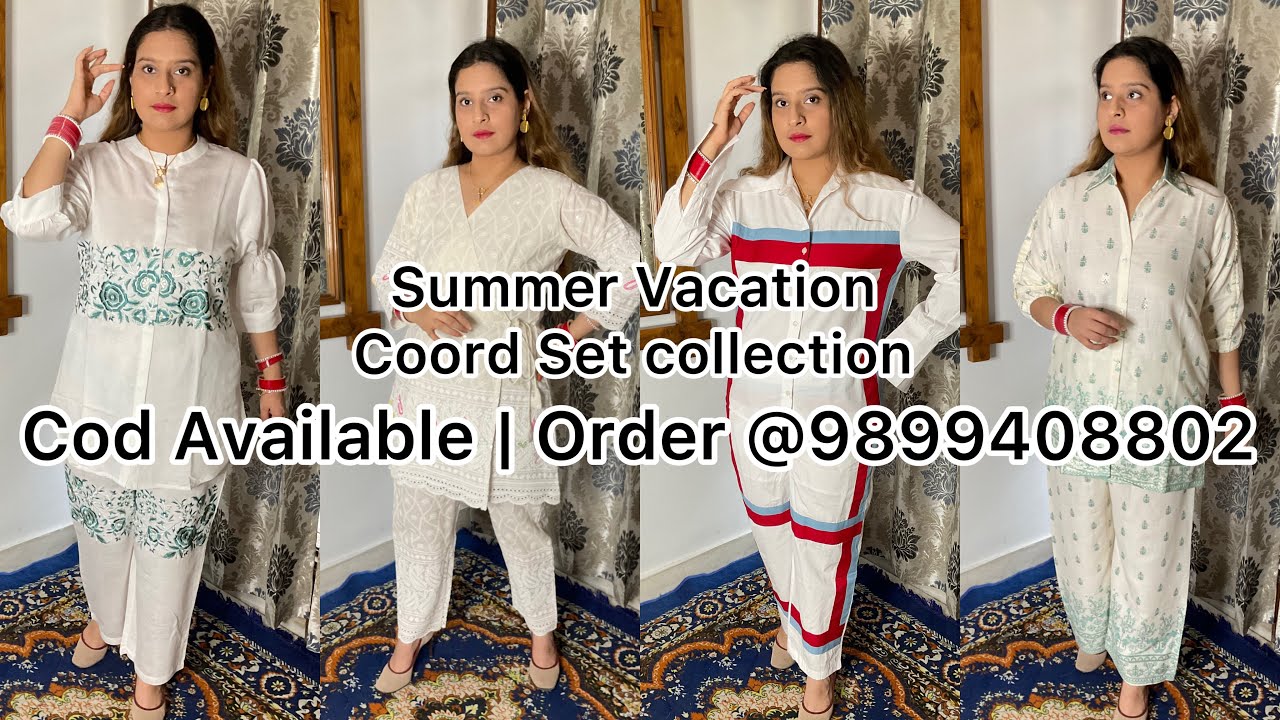 Summer Special Coord Sets Collection | Order @9899408802 | Cod ...
