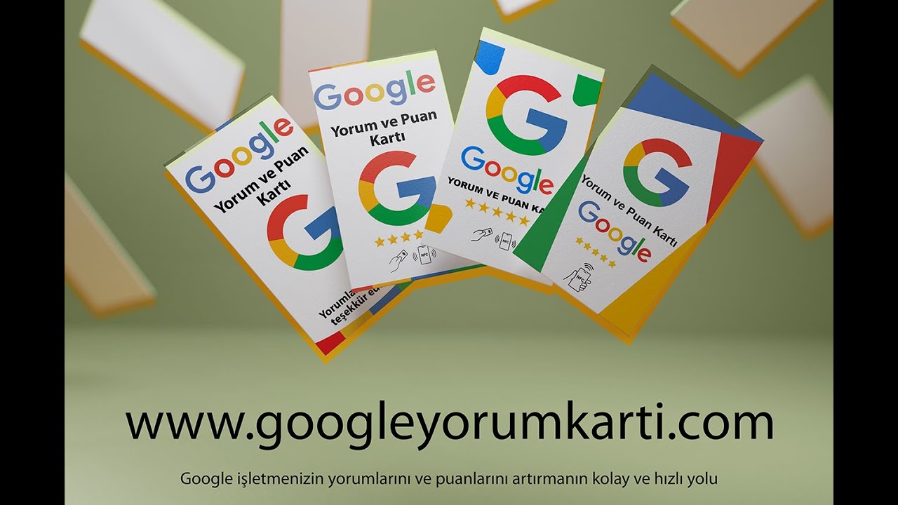Google yorum karti ve google puan karti - YouTube