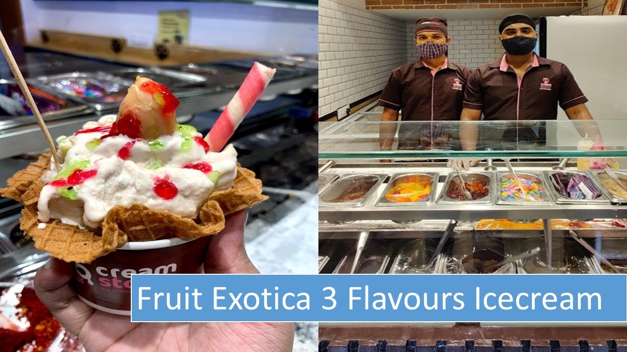 Fruit Exotica Multi flavour Icecream -आइस स्टोन आइक्रीम-Cream Stone ...