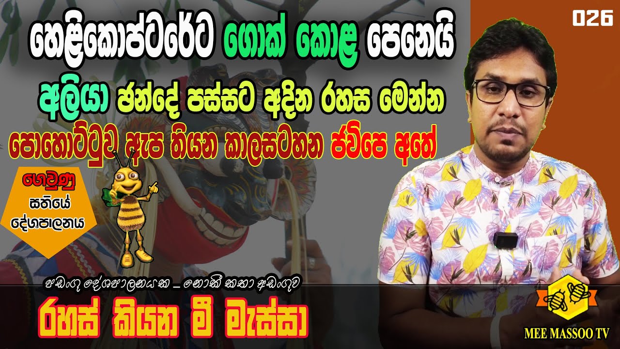 🟢පොහොට්ටුවේ ඇප තියන කාල සටහන ජවිපෙ අතේ | රහස් කියන මී මැස්සා 026 | Mee ...