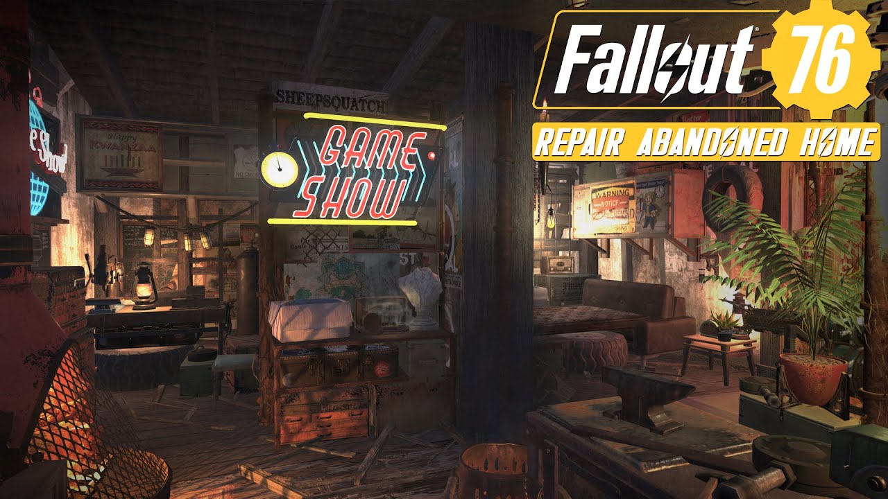 РЕМОНТ ЗАБРОШЕННОГО ДОМА | СТРОИТЕЛЬСТВО FALLOUT 76 | REPAIR ABANDONED ...