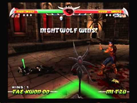 Mortal Kombat Deception-Nightwolf Arcade Ladder - YouTube