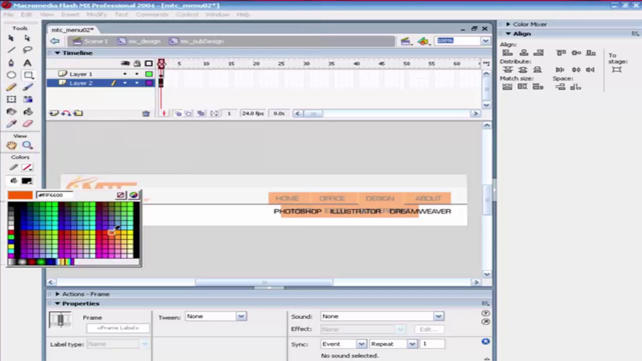 Cara Membuat Animasi Website dengan menggunakan Flash dan Photoshop ...