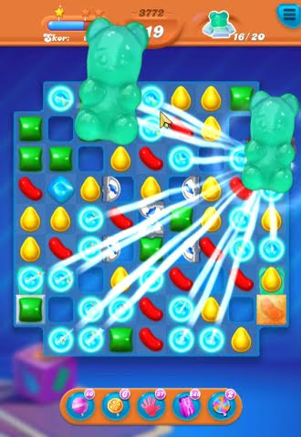 Candy Crush Soda Saga level 3772 Get 2 Stars, 23 Moves Complete - YouTube