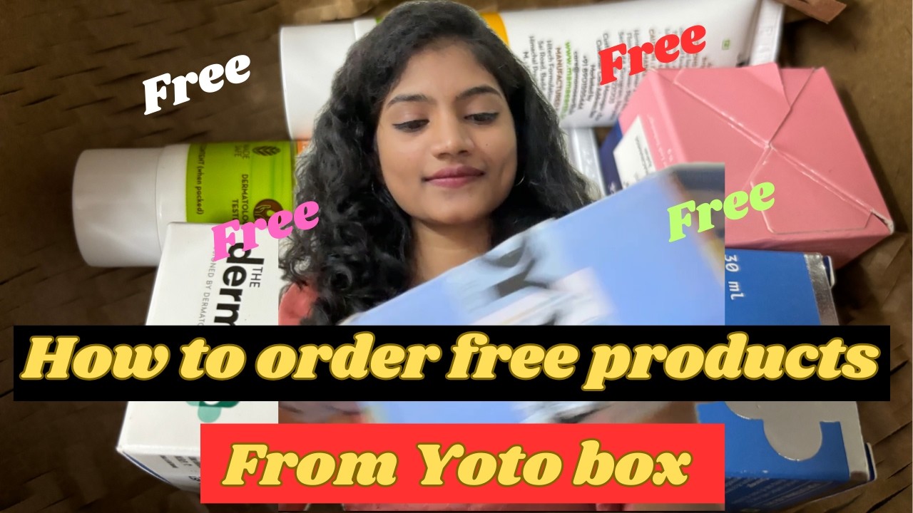 How to order free products from Yoto box | Yoto box review in telugu by ...