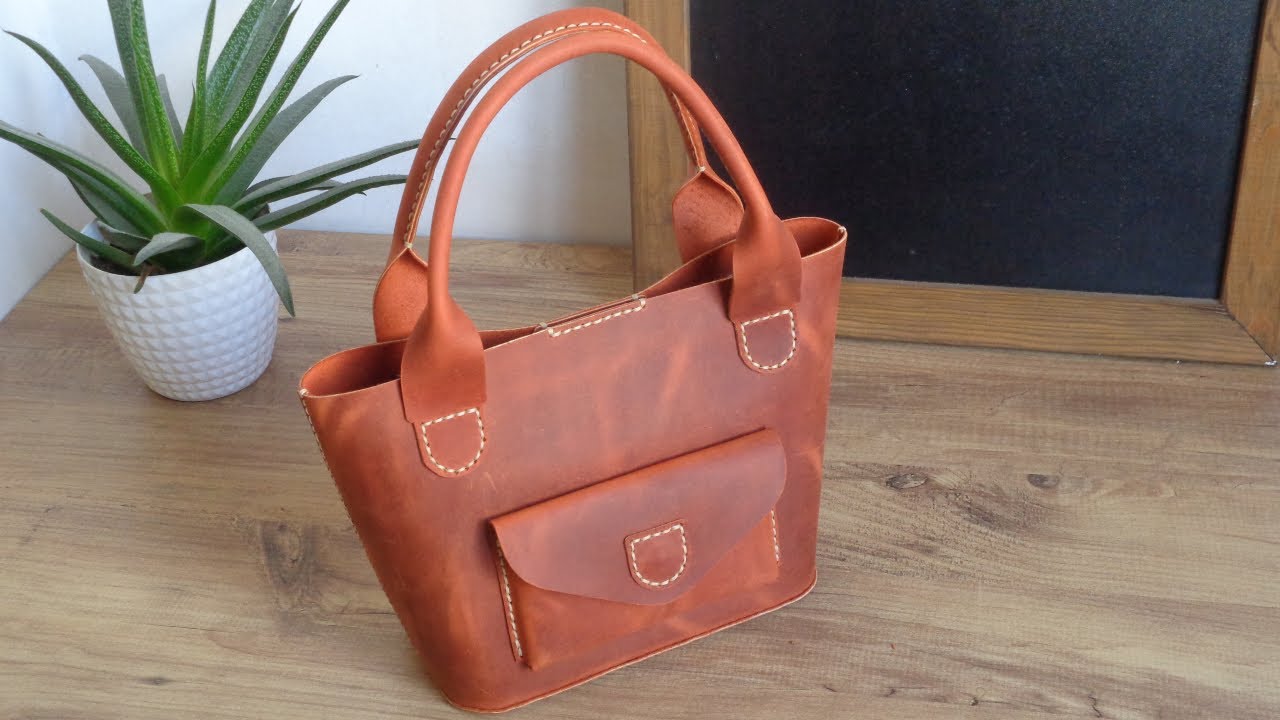 How to Make Classic Leather Woman Handbag ( PDF Pattern Only in My Etsy ...