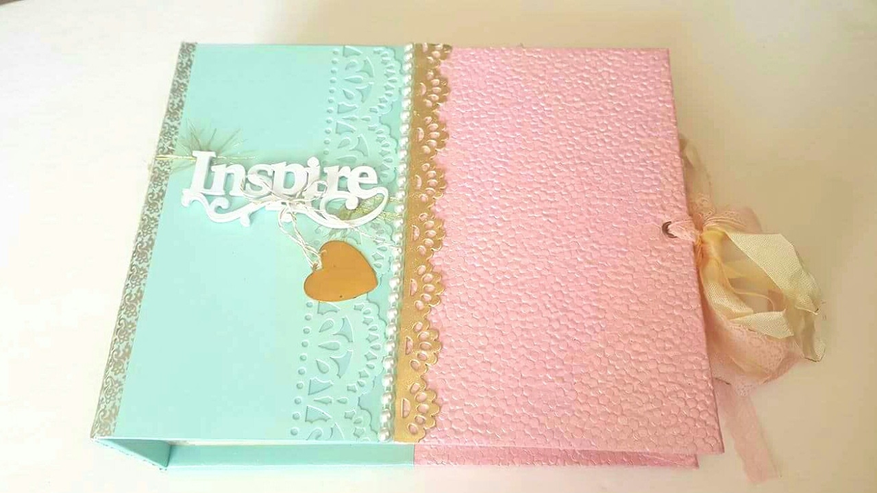 Dainty Mini Album - Cute Pastel Scrapbook - YouTube