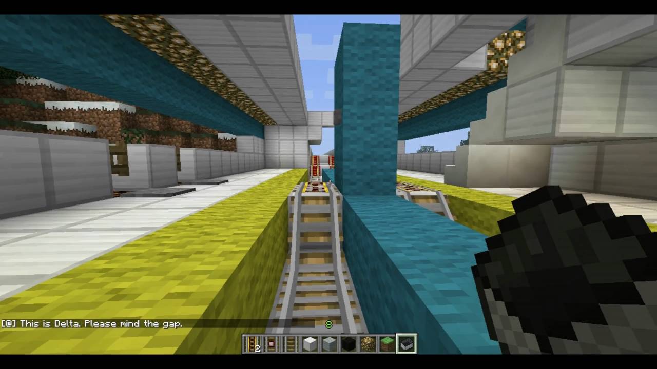 Minecraft new map Light Rail - YouTube