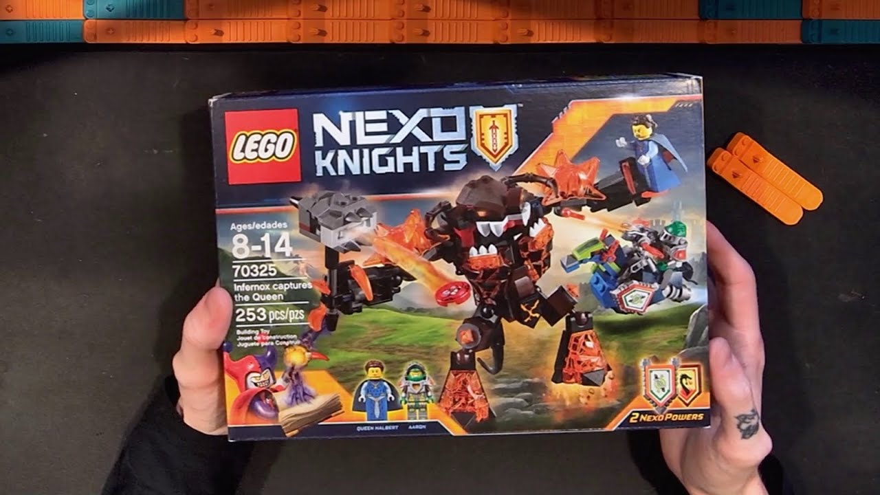 LEGO Nexo Knights Infernox Captures The Queen 70325 Build and Review ...