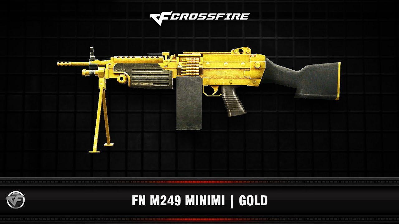 CF : FN M249 Minimi | Gold - YouTube