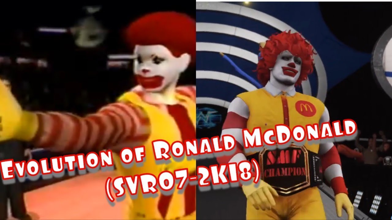 Evolution of Ronald McDonald - SMF (WWE SmackDown! vs. RAW 2007 - WWE ...