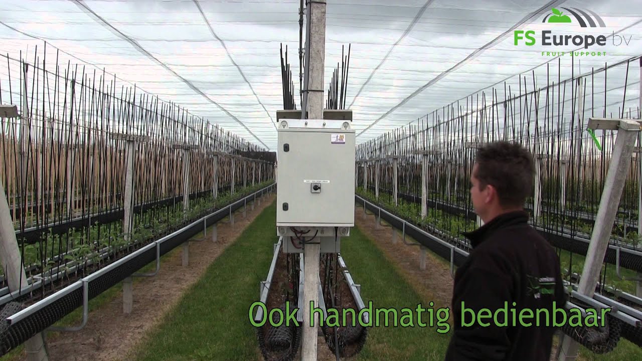 Automatic anti hail net system - YouTube