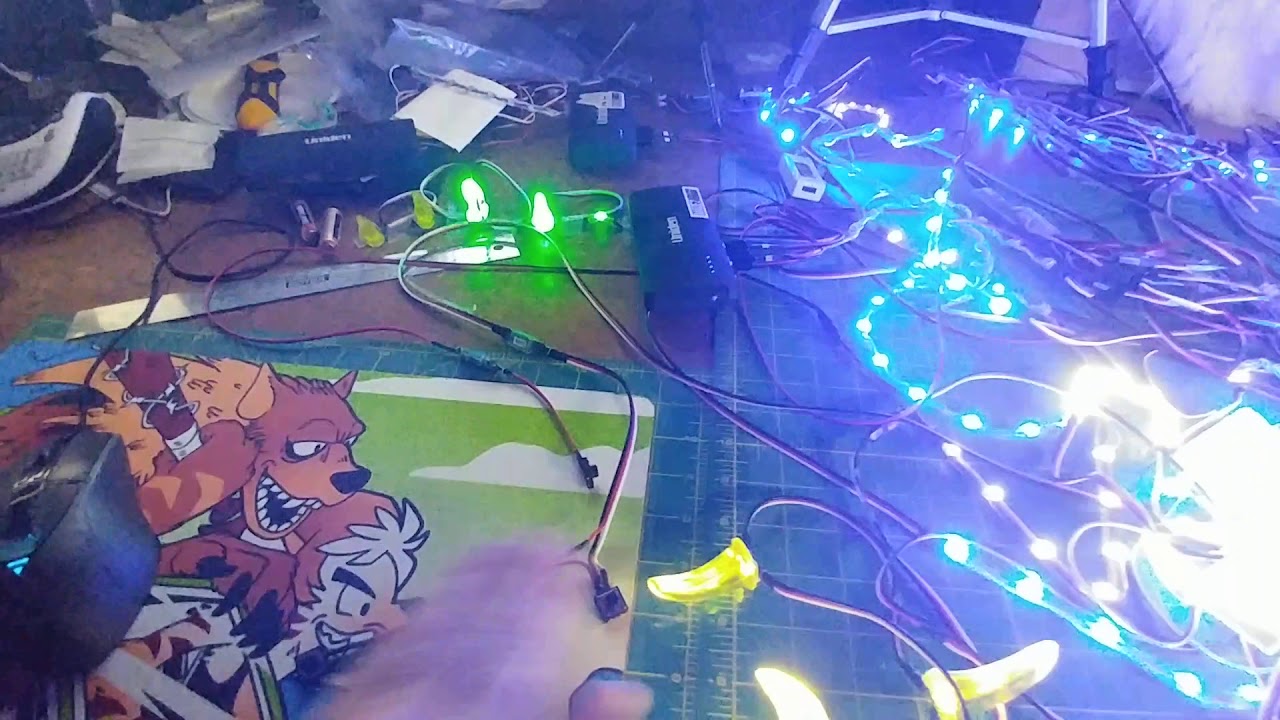How I add leds to a fursuit. - YouTube