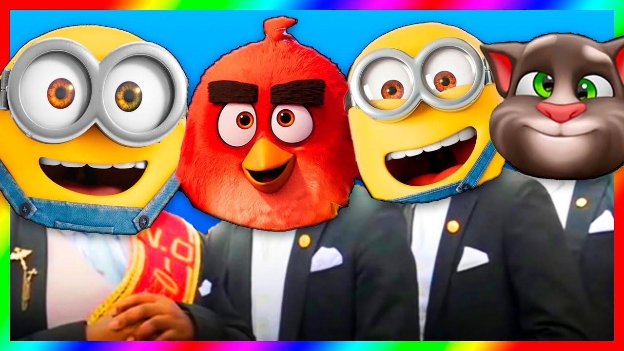 My Talking Tom & Minions 2 & Angry Birds - Coffin Dance Song (COVER ...