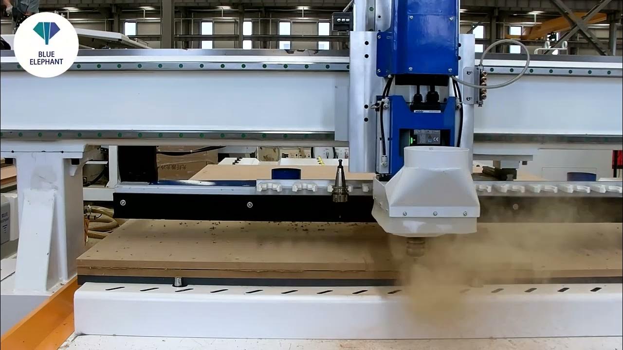 2130 ATC nesting machine with LNC MW2200 control system - YouTube