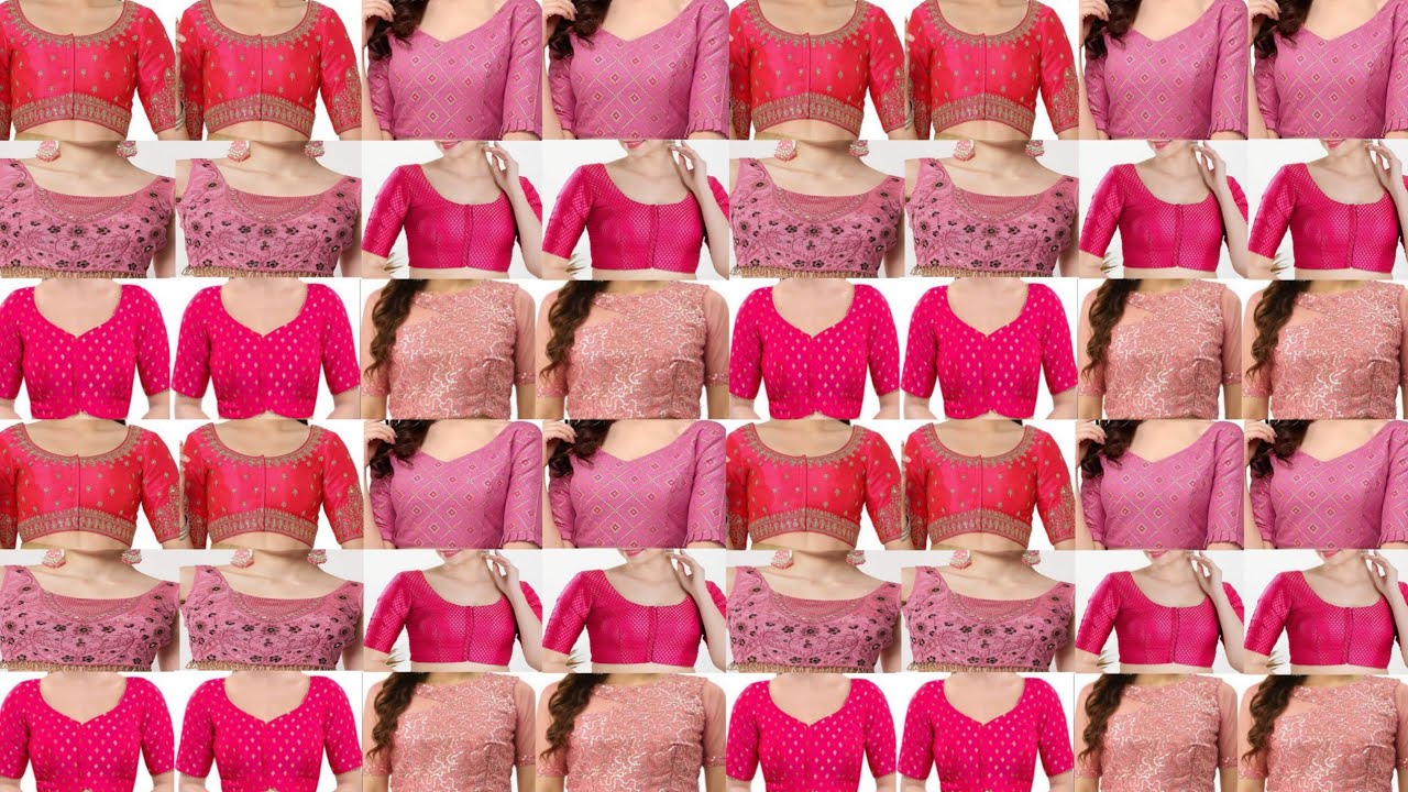 Rani colour blouse design | pink blouse designs | blouse design | pink ...