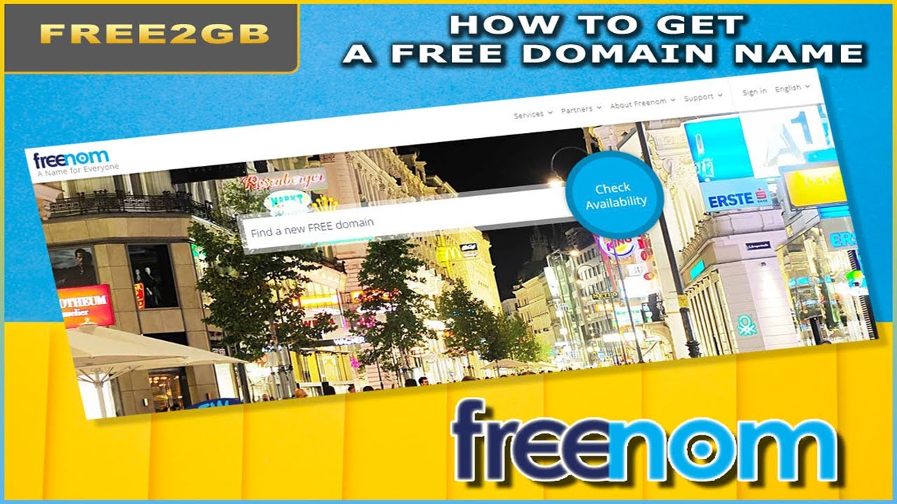 How to Get a Free Domain Name 2021 - YouTube