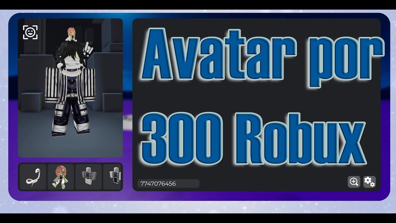 Que avatar hice con 300 robux + animacion - YouTube