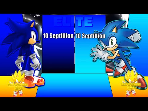 Shadic Vs Archie Sonic Power Levels Over The Years - YouTube