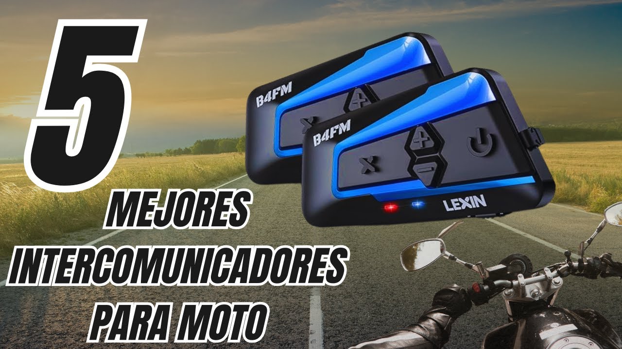 🔊 🏍️Los 5 Mejores INTERCOMUNICADORES PARA MOTO Calidad Precio de Amazon ...