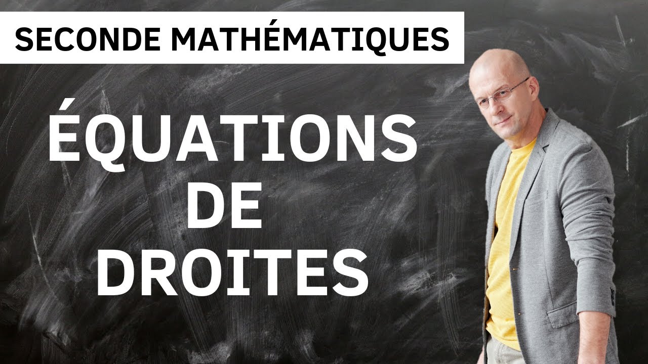 Droites sécantes/parallèles ou confondues ? - Équations de droites ...