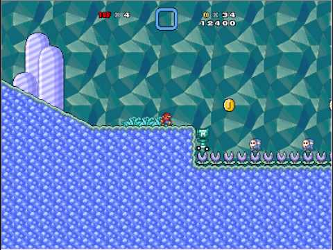 SMBX custom level: Freezing Forest - YouTube