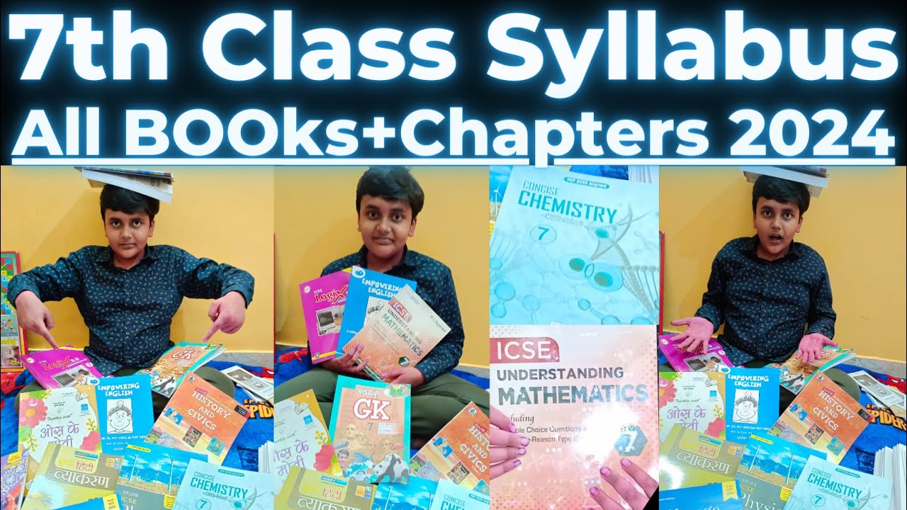 class 7 books 2024 | 7th class guide all subject | 7 class ICSE board ...