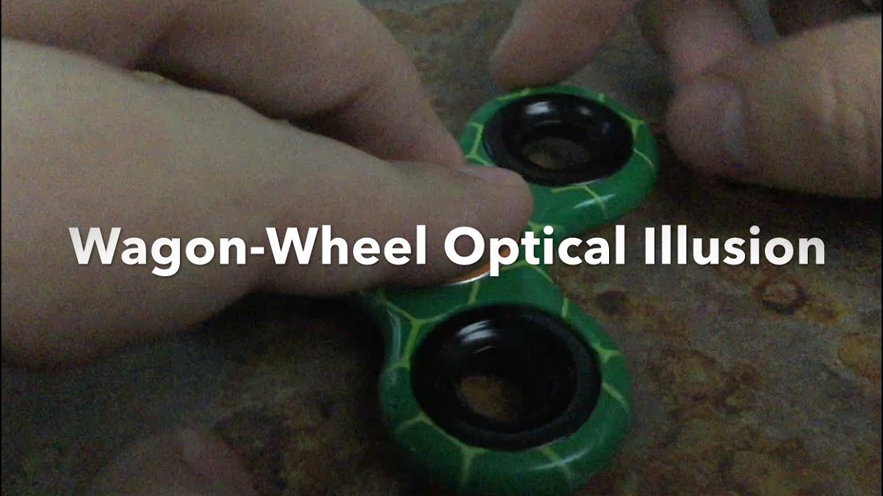 Trippy Fidget Spinner Optical Illusion! Strobe Warning! - YouTube