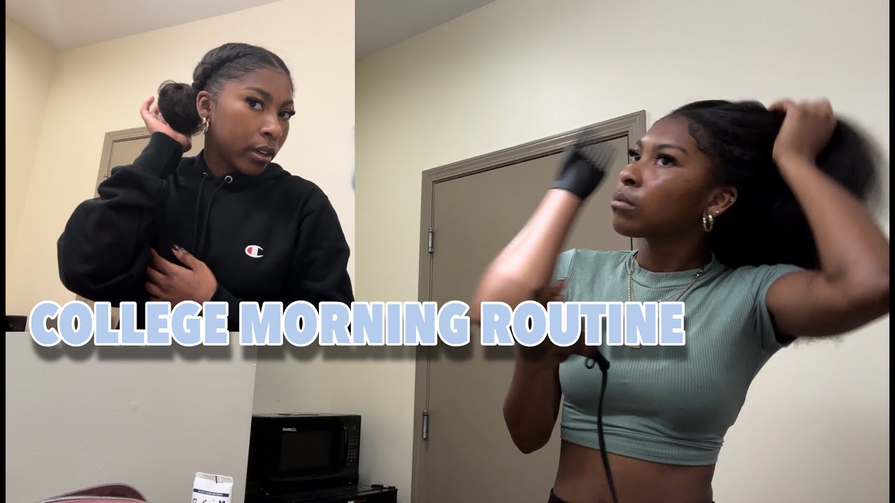 College Morning Routine - YouTube