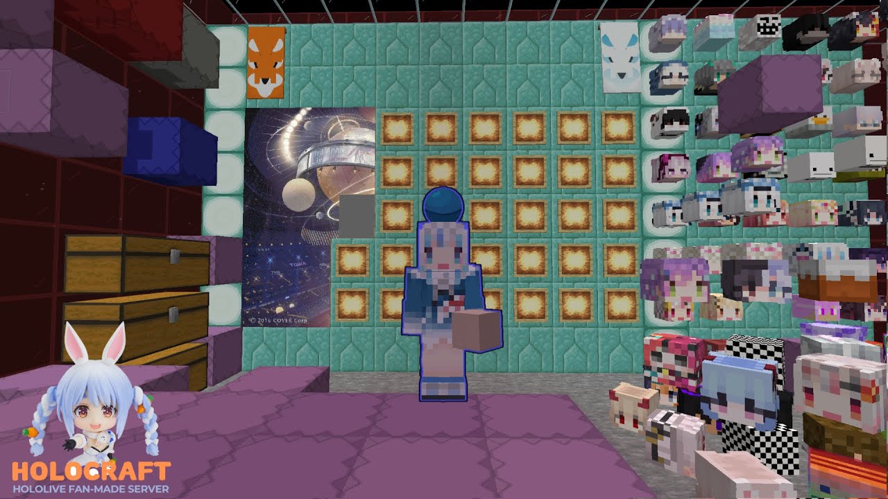 HoloCraft Mapart - Towa #7 - Day 13 - YouTube