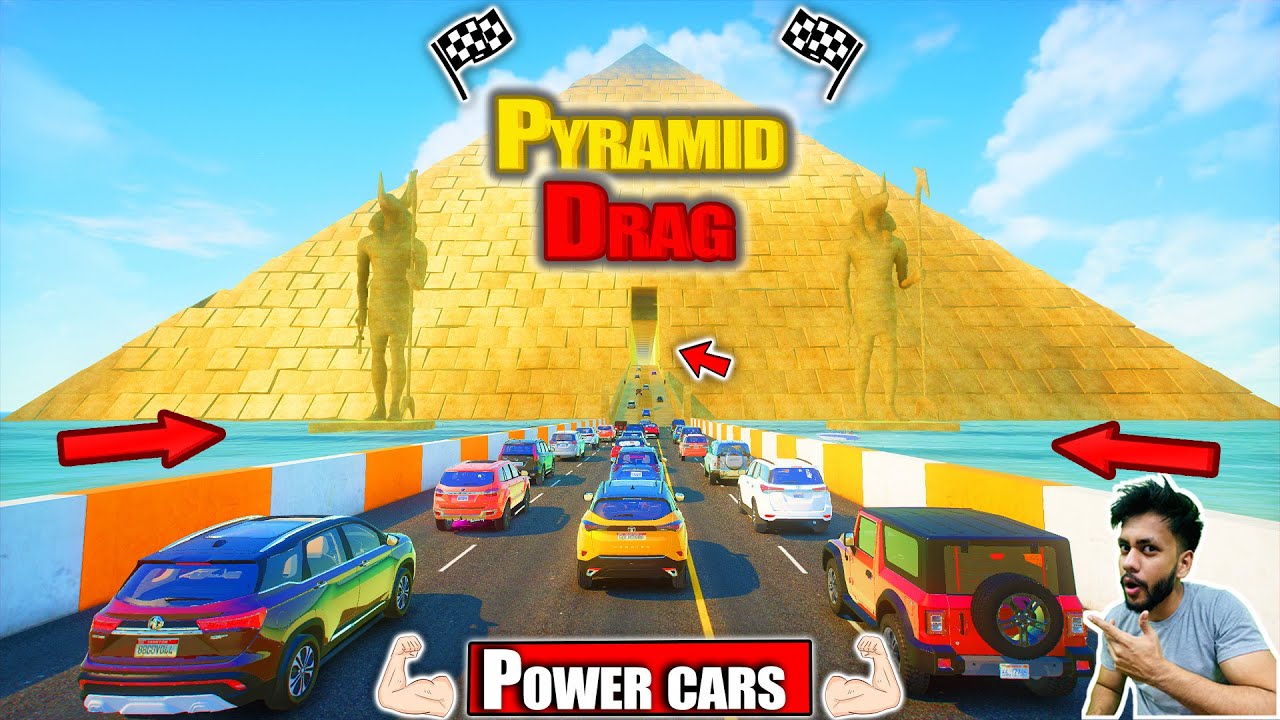 Top Indian SUVs Pyramid Drag Race GTA 5 - YouTube
