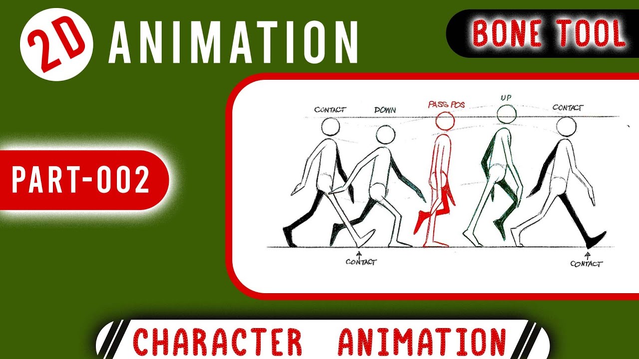 Character Ready for 2D Animation_BoneTool_Adobe AnimateCC_Part002 - YouTube