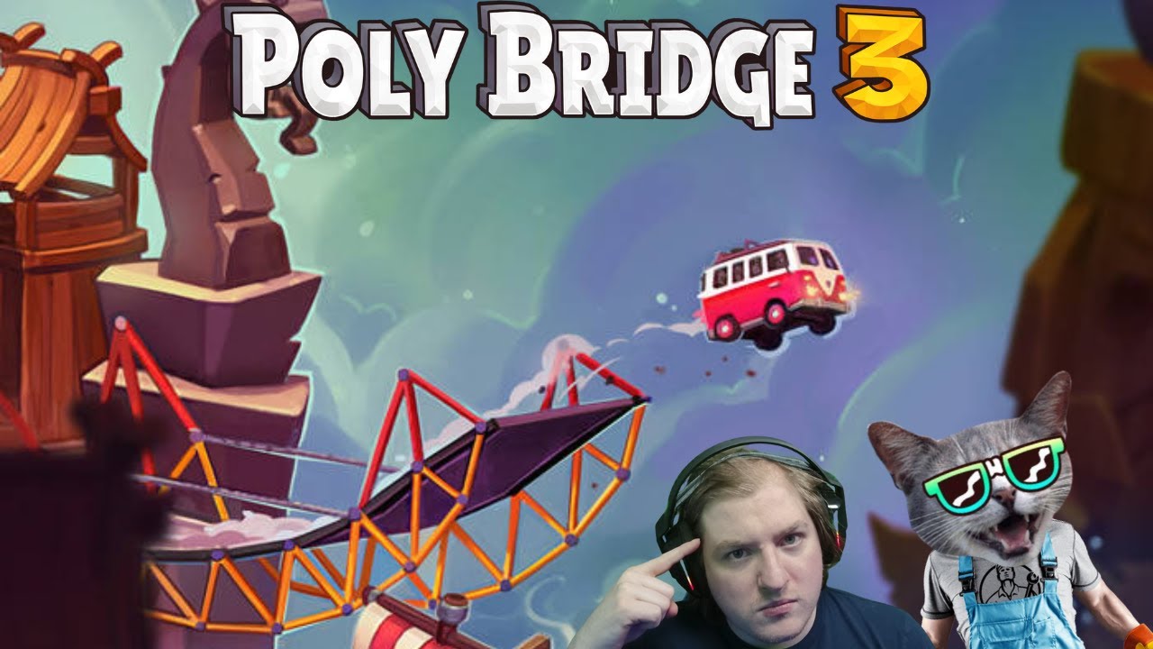 BIG BRAIN THINKING! // Poly Bridge 3 #2 - YouTube