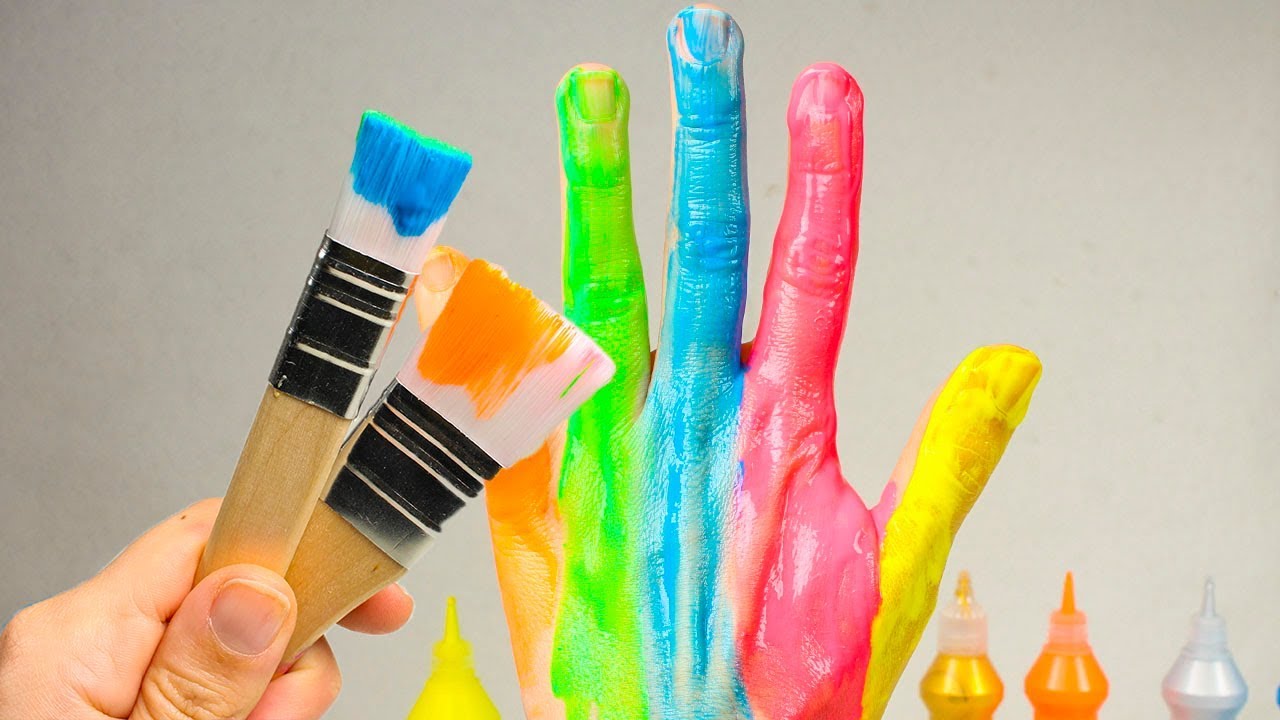 💥 LOS COLORES 💥 Aprender los colores con la mano amiga | Aprender ...