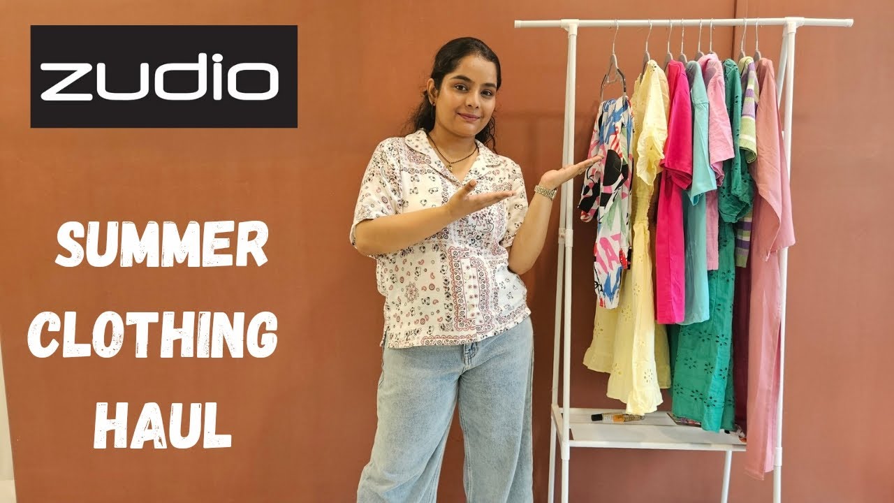 ZUDIO CLOTHING HAUL(summer collection) #zudio #zudiohaulvideo # ...