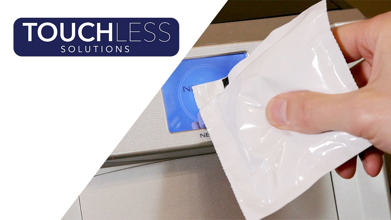 Touchless Solutions | Fresh Cup Touch Stylus & Pod Wrapper - YouTube