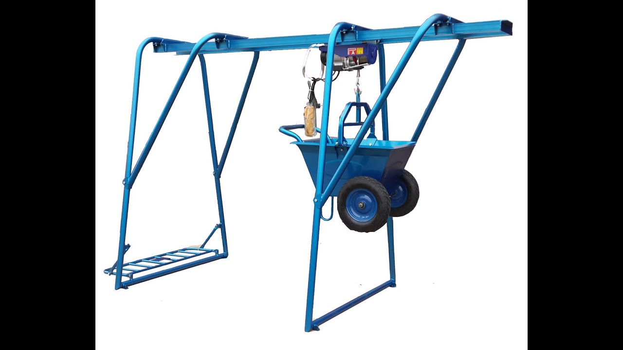 PBH300 electric hoist with frame - YouTube