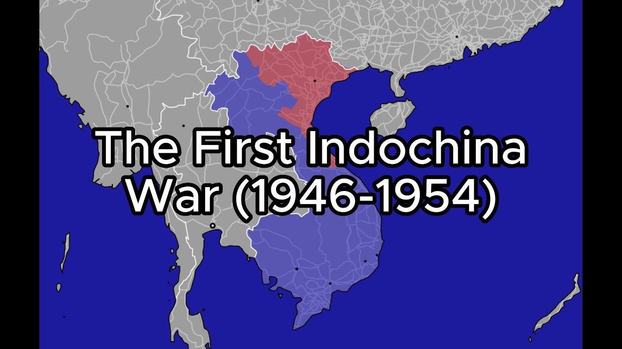 The First Indochina War (1946-1954) Map Every Week - YouTube