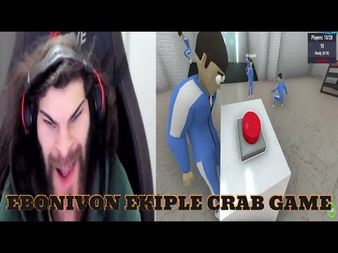 EBONIVON - PLAYING CRAB GAME w/ viewers - EBONIVON FUNNY MOMENTS