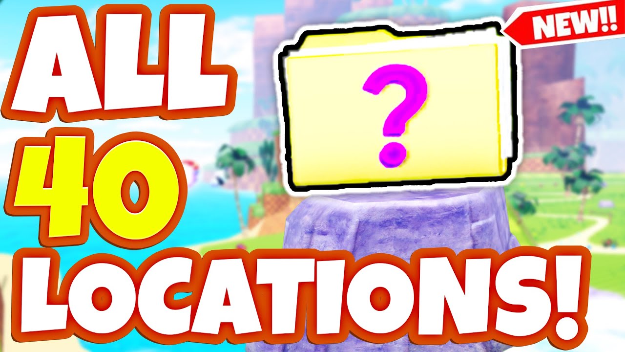 How To GET ALL 40 INVESTIGATION CLUES LOCATIONS In Roblox Sonic Speed ...
