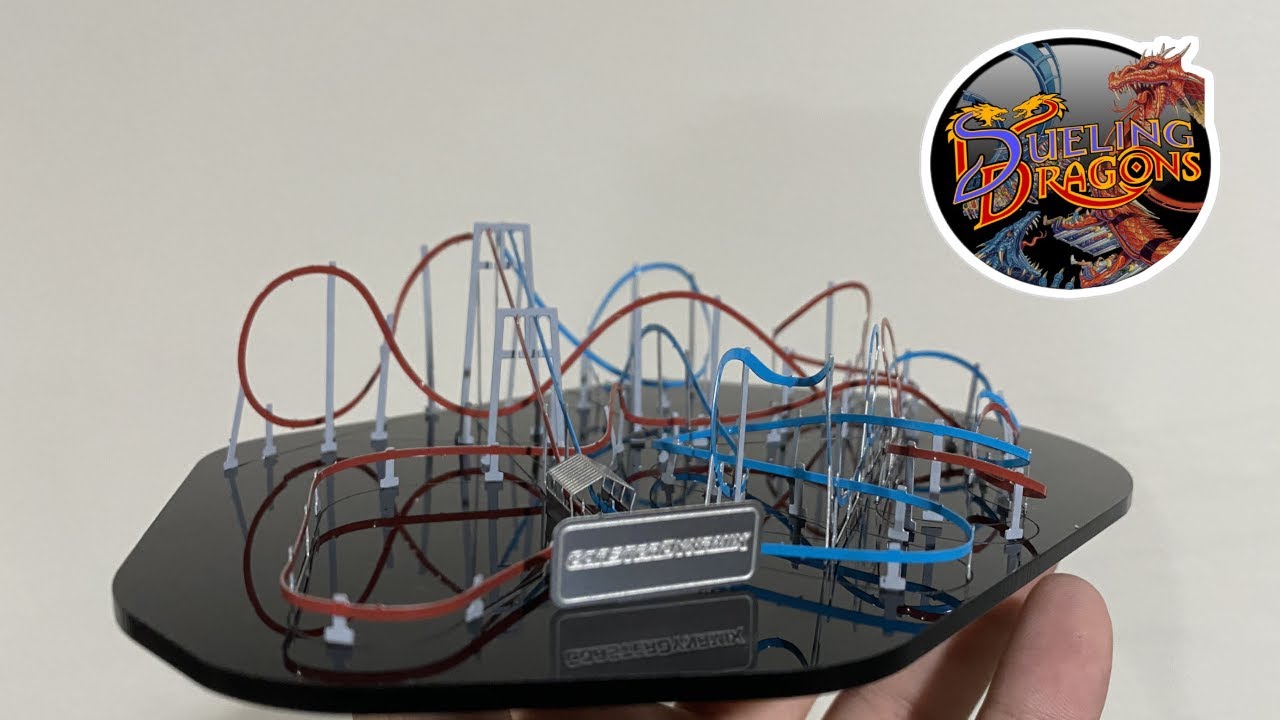 Buidling Coasterdynamix NanoCoaster PT.15 - Dueling Dragons - YouTube