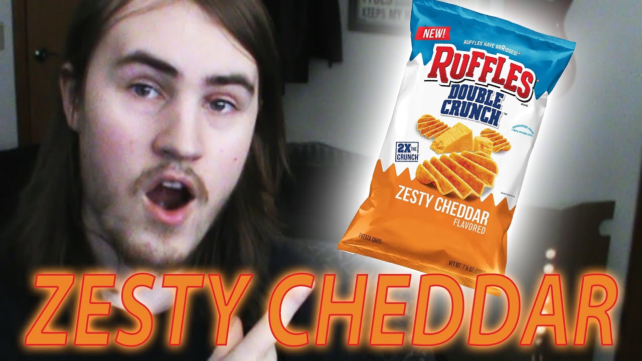 TRYING RUFFLES' DOUBLE CRUNCH ZESTY CHEDDAR FLAVORED CHIPS FOR THE ...