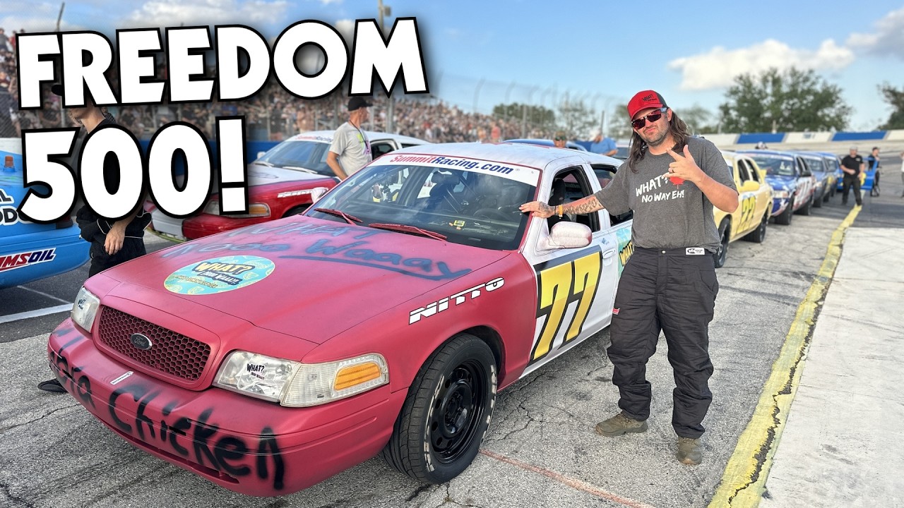 I Crashed HARD at Cleetus's Freedom 500 - YouTube