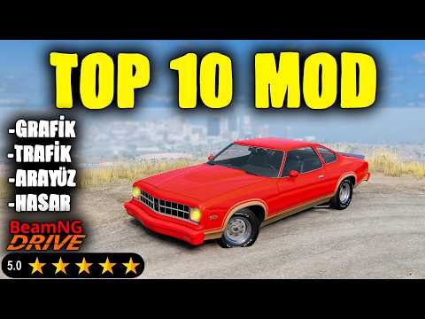 Top 10 MODS!!! VİDEOLARDA KULLANDIĞIM MODLAR │ Beam.ng Drive
