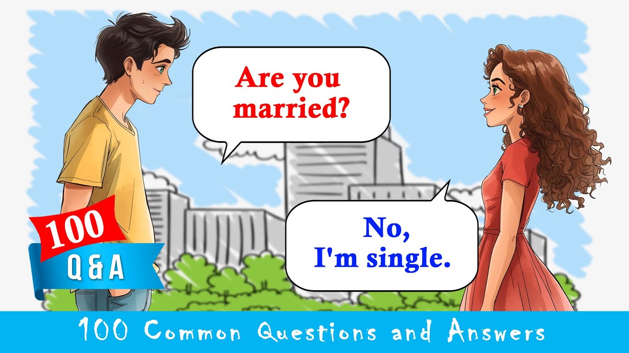 ☑️☑️+100 Common Questions and Answer For English Learners💡 | English ...