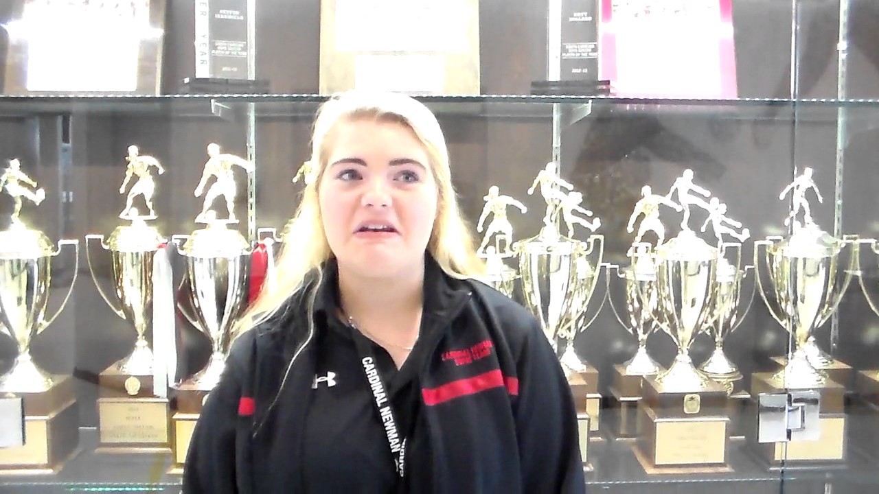 Cardinal Newman swimmer Lindsay Stokes - YouTube