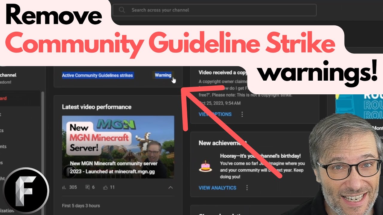 Remove your Community Guideline Strike warnings by taking a test on ...