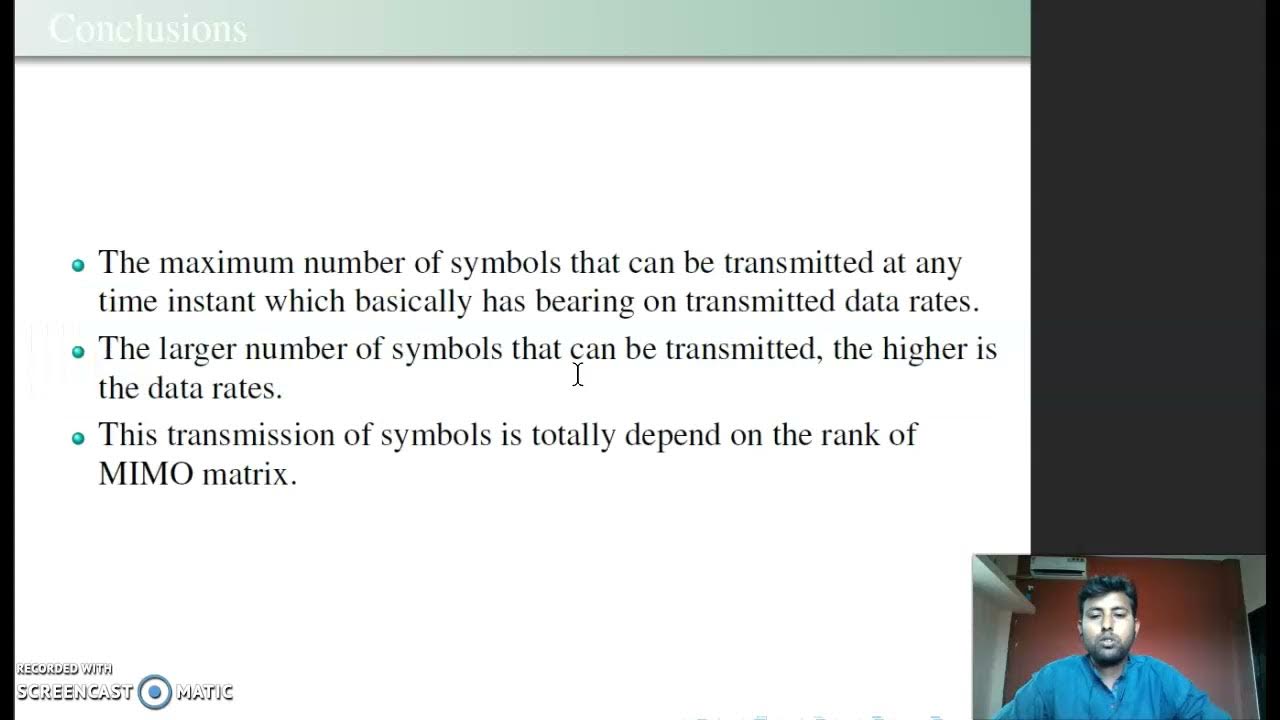 Application of Rank of Matrix to wireless network. - YouTube