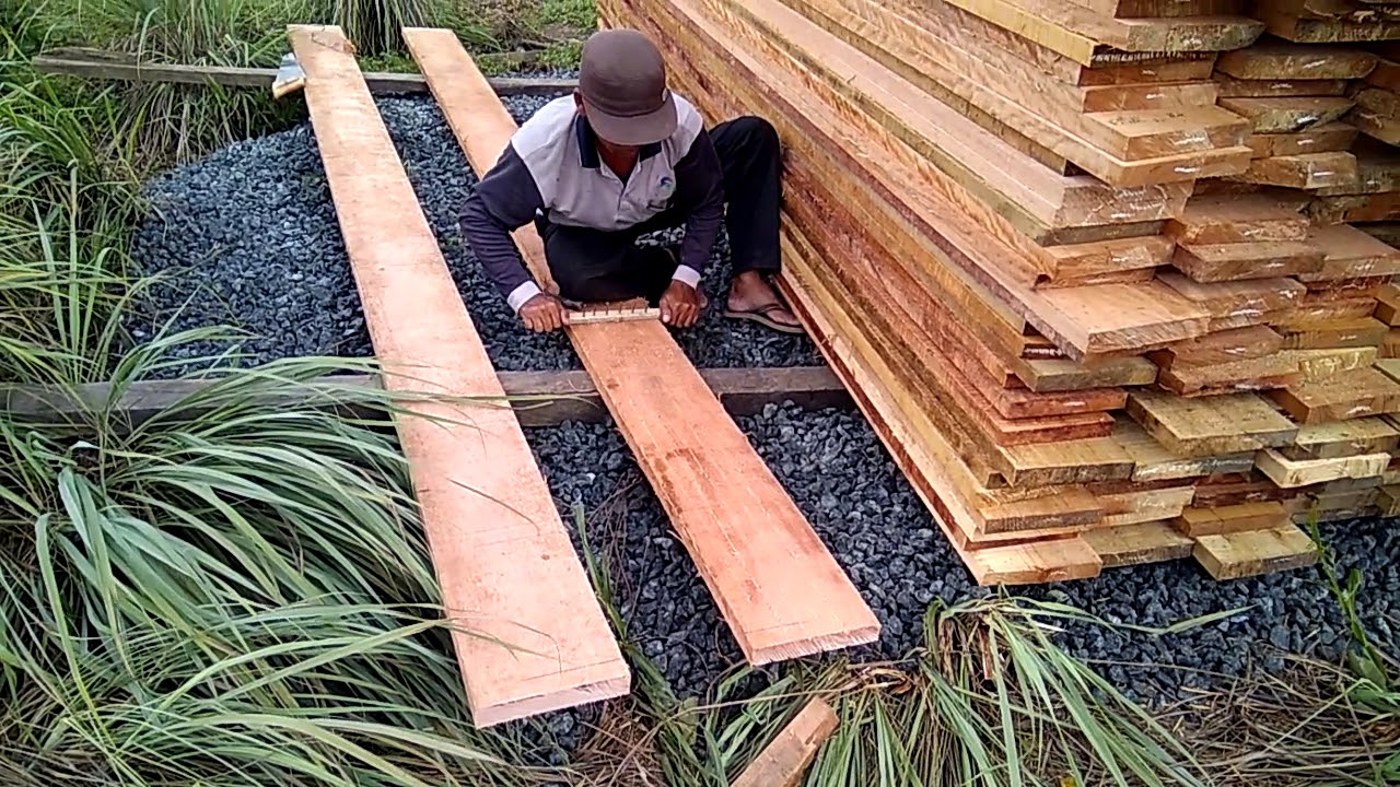 Proses pembuatan papan sirip ruang burung walet 8x12 - YouTube