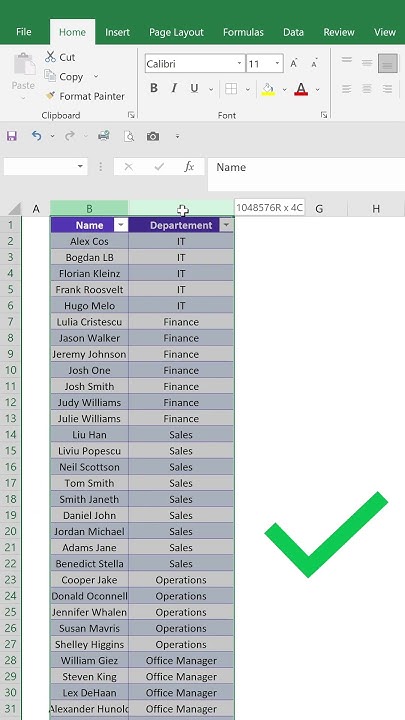 Excel Tip Copy Only Visible Cells Excel Shorts Exceltricks Exceltips Youtube